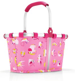 Dětský košík Reisenthel Carrybag XS kids Abc friends pink