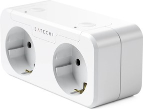 Chytrá zásuvka satechi apple homekit dual smart outlet (eu) - white