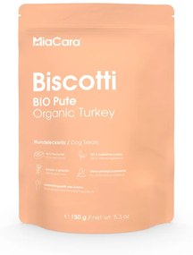 BIO pamlsky pro psy MiaCara Biscotti krůta 150g