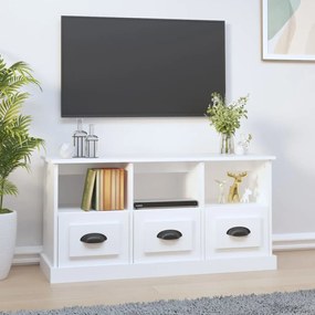 TV skříňka bílá 100 x 35 x 50 cm kompozitní dřevo