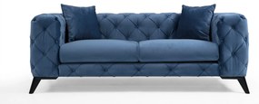 Atelier del Sofa 2-místná pohovka Como 2 Seater - Blue, Modrá