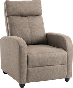 Relaxační křeslo, hnědá, KRESO NEW