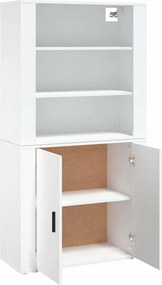 Skříň highboard bílá kompozitní dřevo 3185359