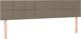 Box spring postel s matrací taupe 160x200 cm textil 3126817