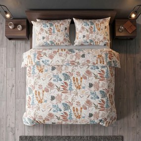 Saténové povlečení LUXURY COLLECTION CORAL garden - 1x 140/220, 1x 70/90cm
