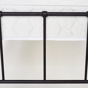 Postel Linda 120 cm, černá