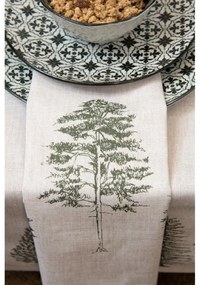Bavlněná kuchyňská zástěra se vzorem jehličnatých stromů Natural Pine Trees – 70x85 cm