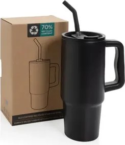 XD Design Velký nerezový termohrnek Embrace 900ml černá