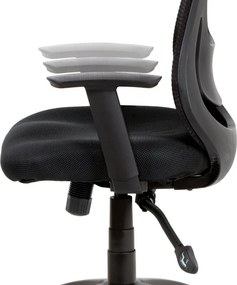 Kancelářská ergonomická židle ALBERT — látka, černá