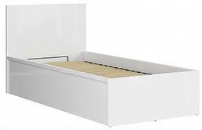TETRIX postel s roštem LOZ/90/B bílý lesk