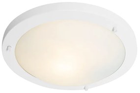 Moderní stropní svítidlo bílé 31 cm IP44 - Yuma