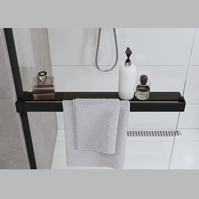 Mereo Mereo, Polička k WI, délka 120 cm, černý ALU, CK10620PB