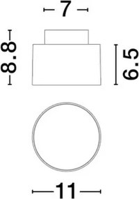 Stropní LED svítidlo NOVA LUCE OZEN 16W 3000K 9030733