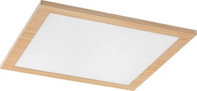 Rabalux Stropní LED svítidlo Almond s dekorem dřeva hranaté 295x295mm 12W 6907