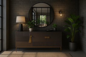 Komoda Stilig ST102 160 cm grafit/zlatá