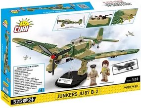 COBI 5748 II WW Junkers JU 87 B,-2 / 525 kostek / 2 figurky / 1:32 / o