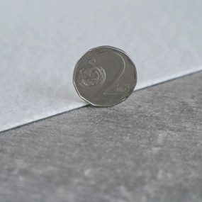 Gerflor, PVC podlaha - lino AladinTex Plus 2130 Nice Stone, na míru, šíře 4m, šedá, filc, chodba / předsíň