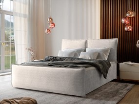 MSL Kontinentální čalouněná postel MONTY (180 x 200 cm) Barva látky: POSO 34