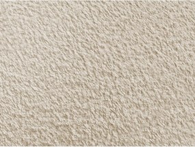 Béžová lavice z textilie bouclé – Bobochic Paris