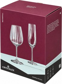 Crystalex sklenice na sekt Waterfall 190 ml 6 ks