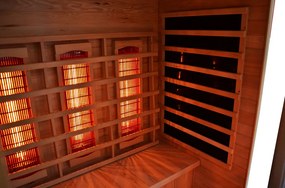 M-Spa - Infrasauna karbon-keramika pro 4 osoby 175 x 135 x 190 cm