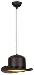 Černé závěsné svítidlo s kovovým stínidlem ø 30 cm Sivani – Opviq lights