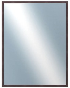 DANTIK - Zarámované zrcadlo - rozměr s rámem cca 70x90 cm z lišty FC hnědá vysoká (2184)