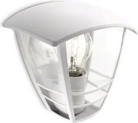 Philips Creek 60W nástěnné bílá / venkovní nástěnné svítidlo / bez zdr