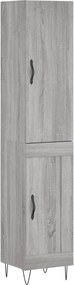 Skříň highboard šedá sonoma 34,5 x 34 x 180 cm kompozitní dřevo 3199143