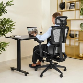 Ergonomické křeslo Preda – Šedý