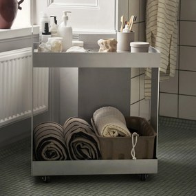 FERM LIVING Vozík Lager Trolley, Aluminium