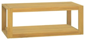 Nástěnná koupelnová skříňka 90 x 45 x 35 cm masivní teak 338235