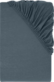 Livarno® Žerzejové napínací prostěradlo, 90–100 x 200 cm (modrá)