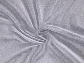Kvalitex Saténové prostěradlo LUXURY COLLECTION 160x200cm ORIENT šedý