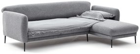 Hanah Home Rohová pohovka VENUS šedá pravá 825BLC2766