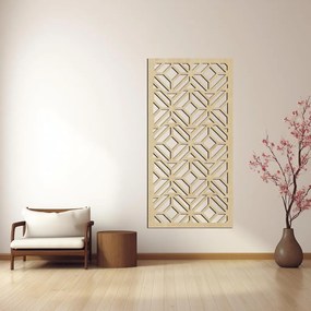 dřevo života Dřevěný dekorační panel na zeď CROSS Rozměry (cm): 20x40, Barevný vzor: Ořech