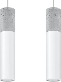Sollux Lighting Závěsné svítidlo BORGIO 2 bílé