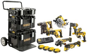 DeWALT - 17dílná sada AKU nářadí, baterií a nabíječky DCK853P4