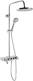 Aqualine Farrao - Sprchový set s baterií, průměr 25 cm, 3 proudy, chrom SL450