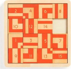 GALISON Posuvné dřevěné puzzle Frank Lloyd Wright: Imperial Hotel / 2v