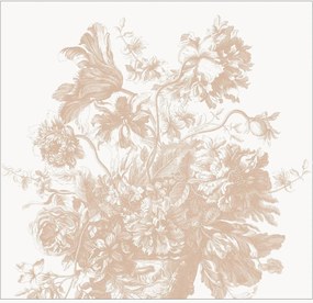 Tapeta Engraved Flowes