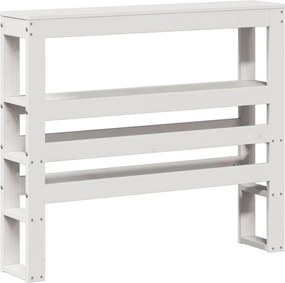 Rám postele s čelem bílý 75 x 190 cm masivní borovice 3306328