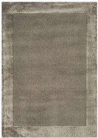 Moderní kusový koberec Ascot Taupe Jednobarevný tmavě šedý Rozměr: 200x290 cm