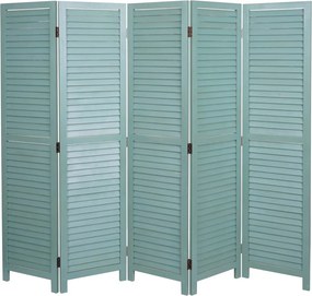 Paraván Shabby vintage C30 - 170 x 205 cm - Zelená