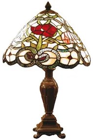 Stolní lampa Tiffany ROSE Clayre &amp; Eef 5LL-8837
