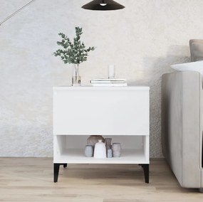 vidaXL Odkládací stolek 50 x 46 x 50 cm kompozitní dřevo [819550] Barva: Bílá