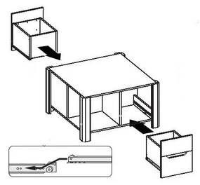 Casarredo DESJO 41 konferenční stolek