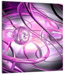 Obraz krásné fialové abstrakce (30x30 cm)