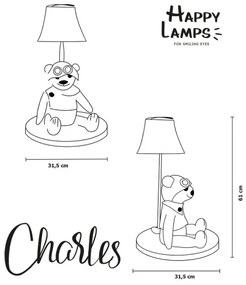 Happy Lamps - LED Dětská stolní lampa CHARLES LED/5,4W/230V medvěd