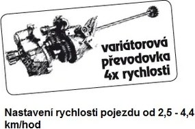 Benzínová sekačka na trávu s pojezdem VeGA 525 4SXH 6in1